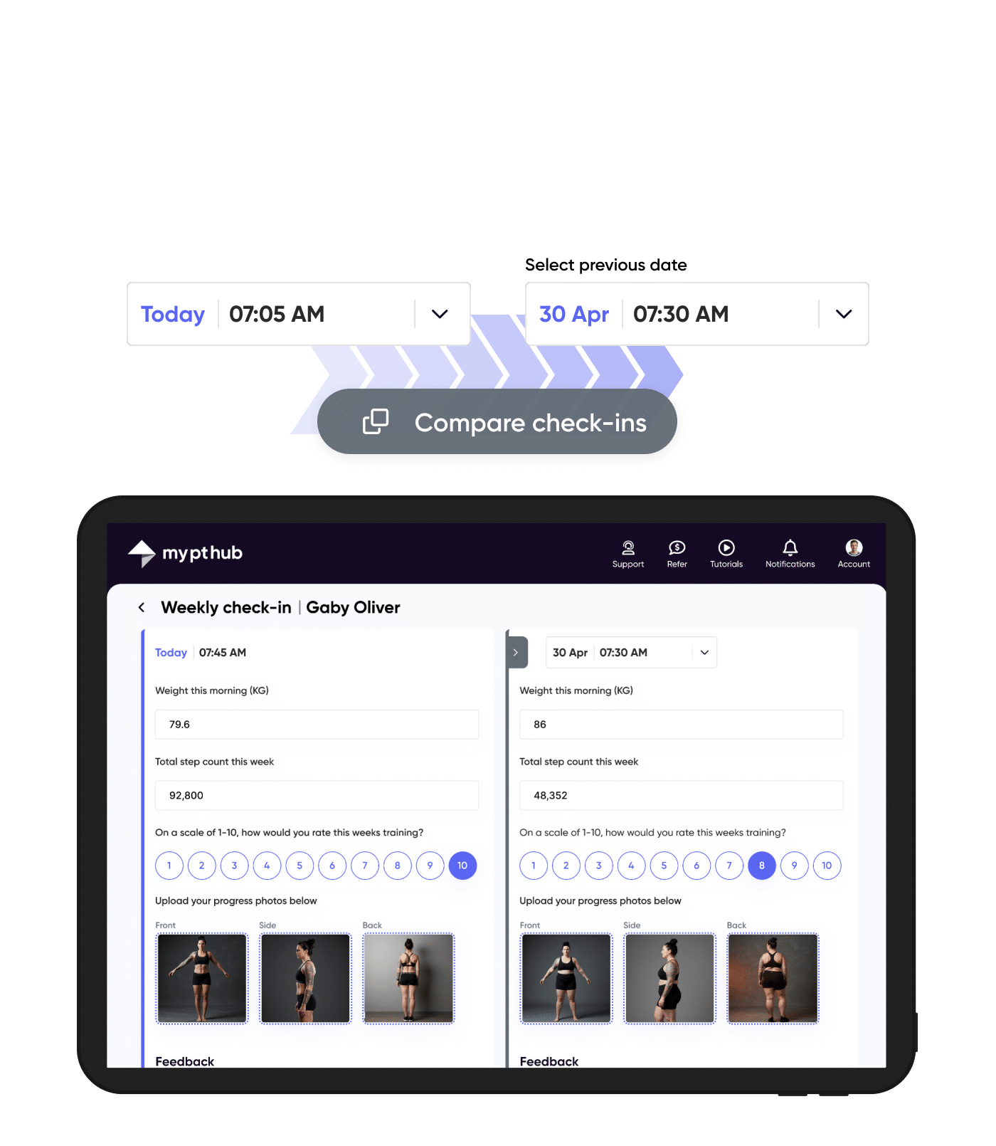 Personal Trainer Automated Check-Ins | My PT Hub