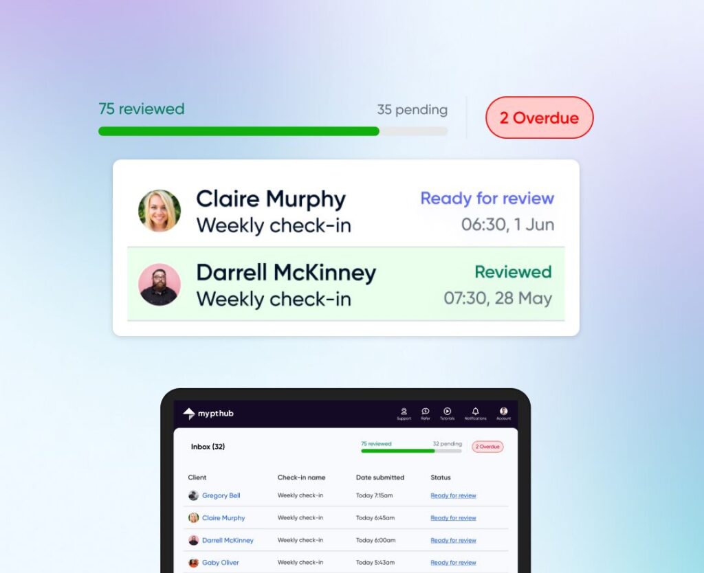 Automated Check-Ins - Product Blog I My PT Hub