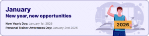 Key health and fitness dates for personal trainers and fitness coaches ...