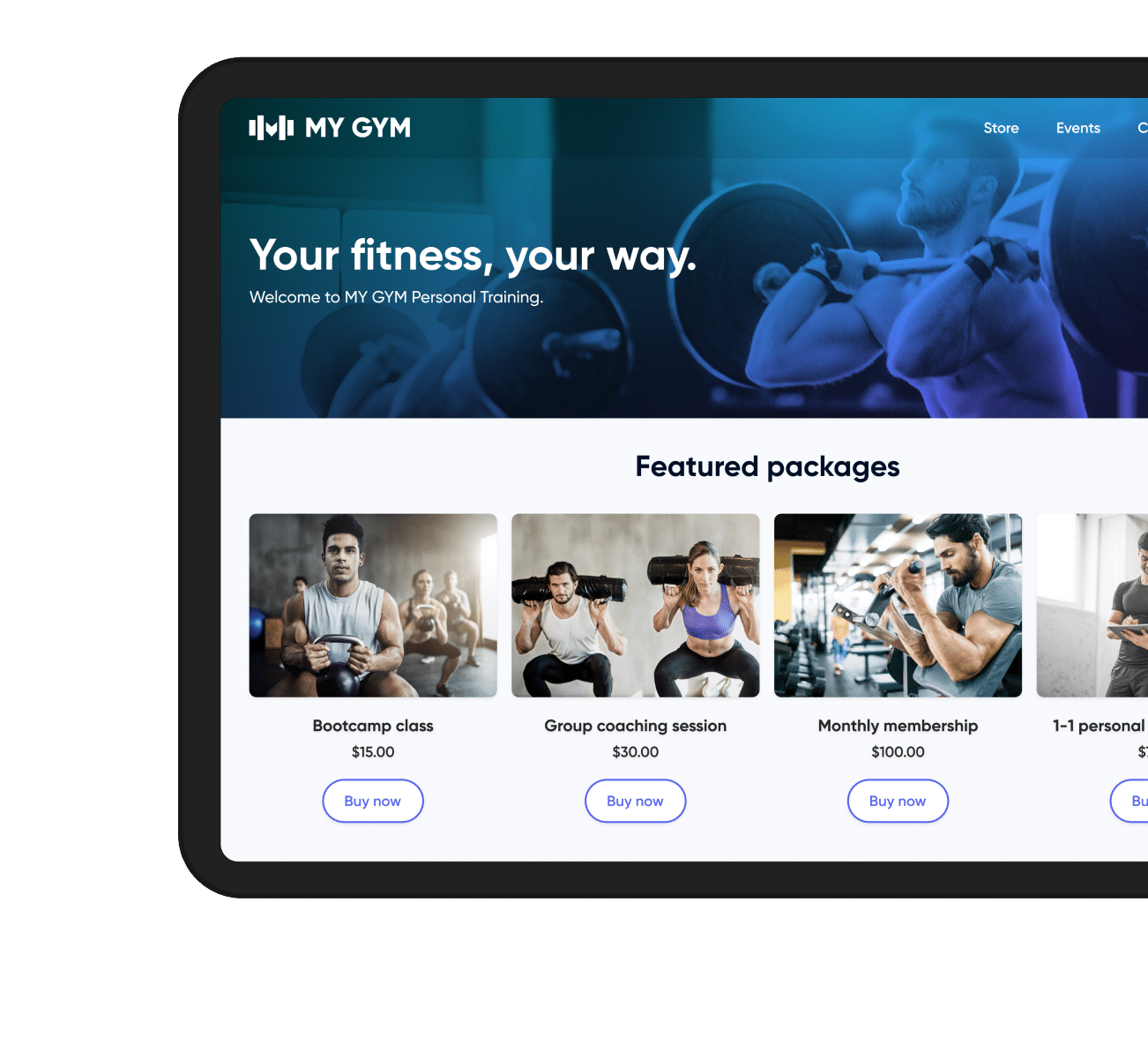Personal Training App Features | My PT Hub