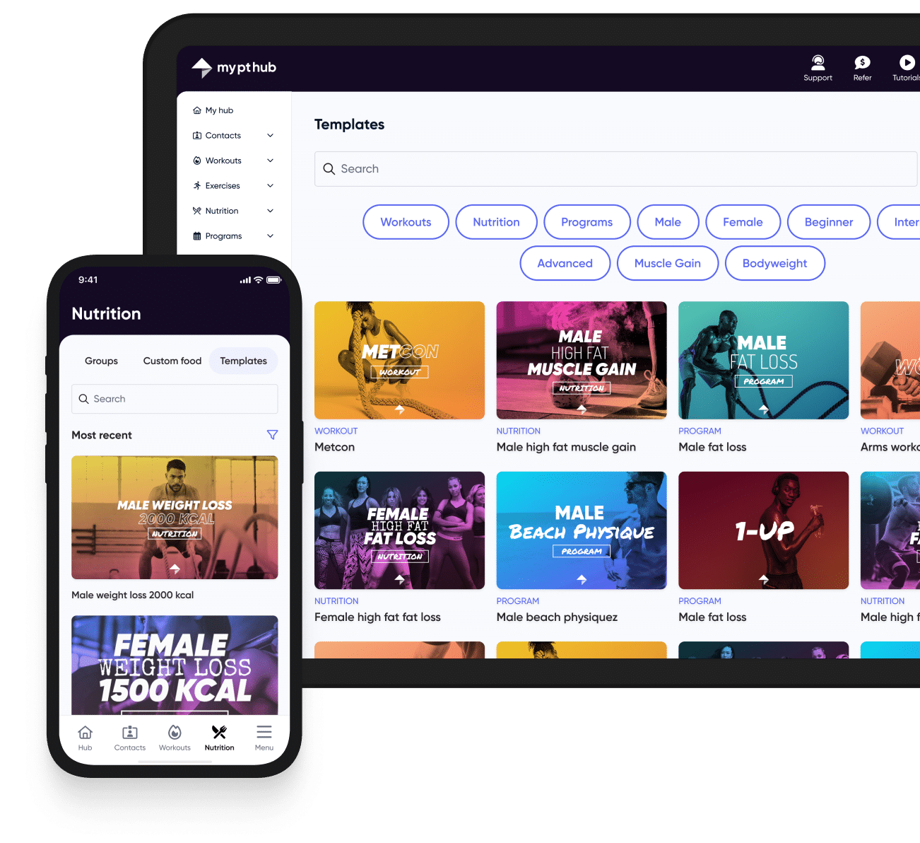 Personal Training App Features | My PT Hub
