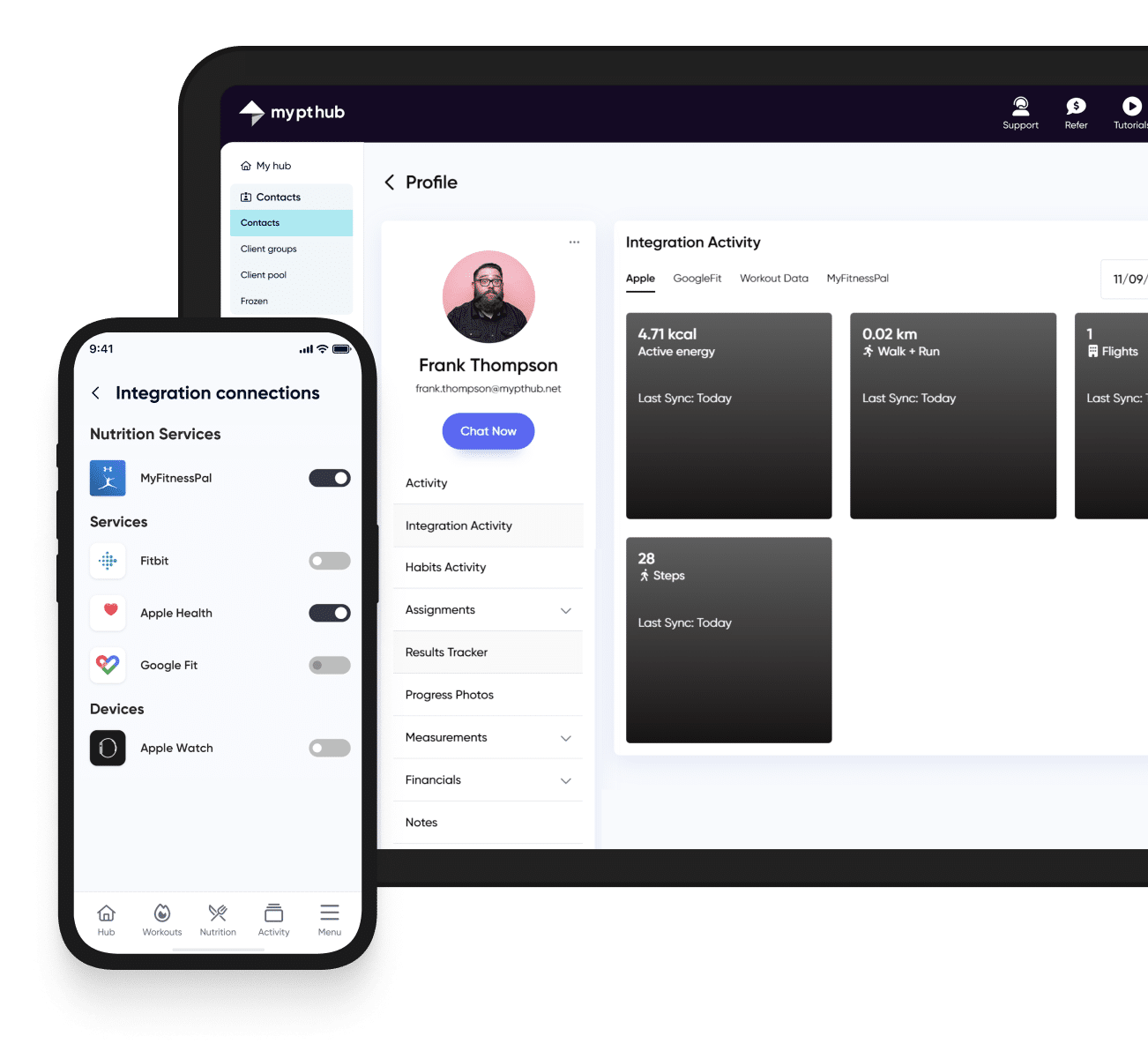Personal Training App Features | My PT Hub