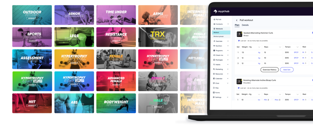 Personal Trainer Workout & Programme Design Software | My PT Hub