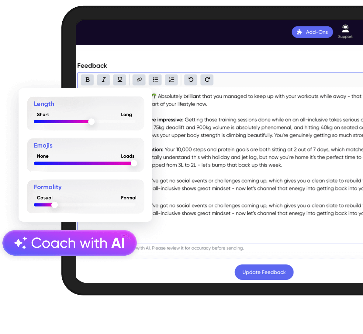 Personal Training App Features | My PT Hub