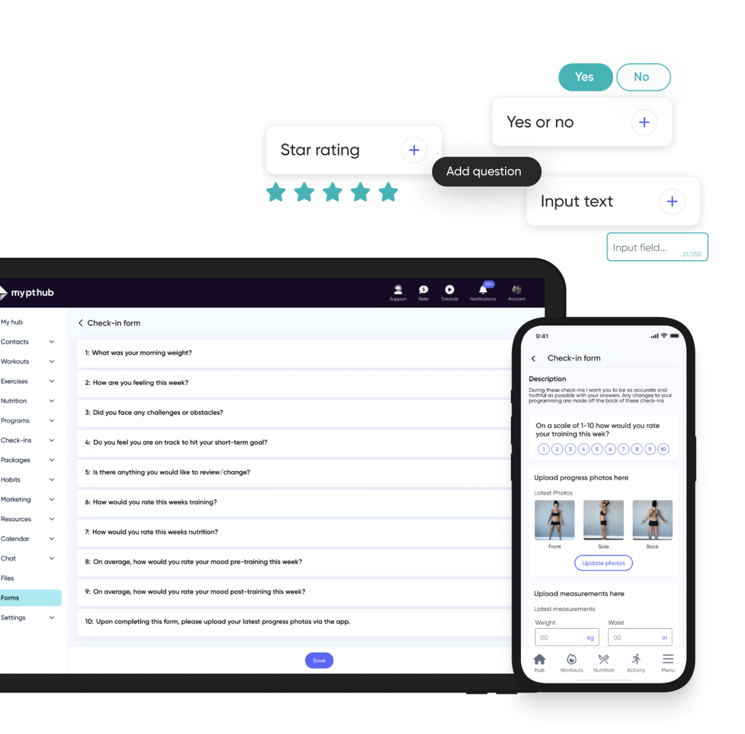 Personal Training App Features | My PT Hub