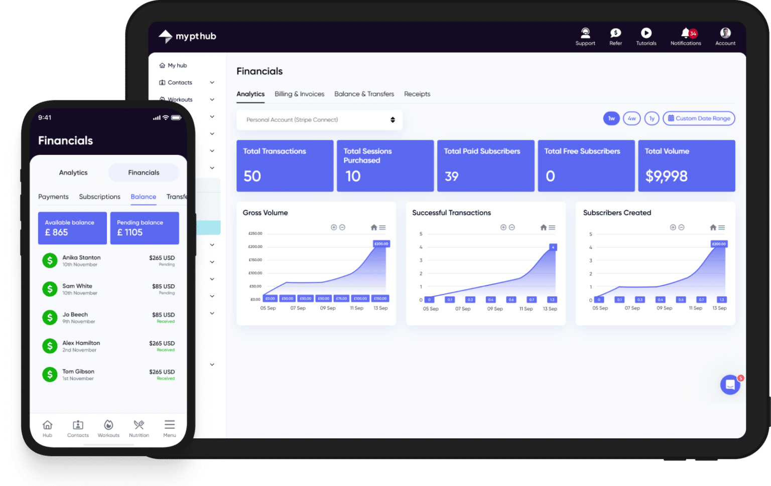 Personal Trainer Billing Software | My PT Hub