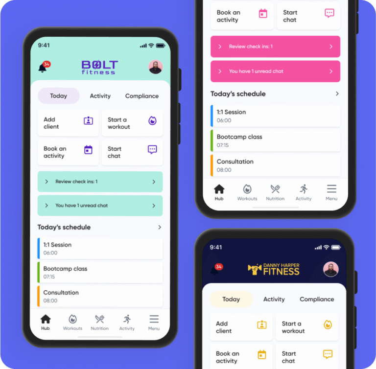 White Label Fitness App for Personal Trainers | My PT Hub